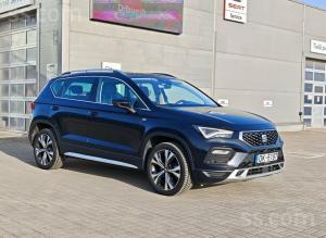 Melns SEAT Ateca 2021 Liepāja, ar dzinēja tilpumu 2.00 L un nobraukumu 225 tūkst. km par 14750 €, foto  vietnē AUTOMOTO.COM.LV