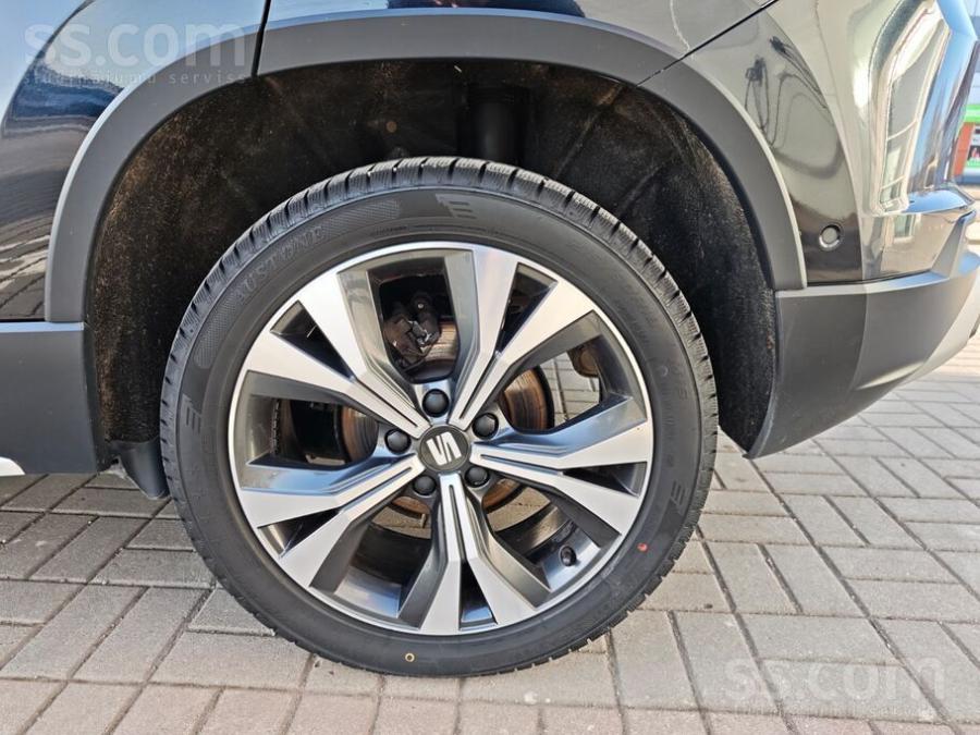Melns SEAT Ateca 2021 Liepāja, ar dzinēja tilpumu 2.00 L un nobraukumu 225 tūkst. km par 14750 €, foto 8 vietnē AUTOMOTO.COM.LV