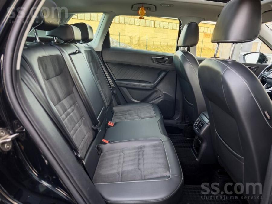 Melns SEAT Ateca 2021 Liepāja, ar dzinēja tilpumu 2.00 L un nobraukumu 225 tūkst. km par 14750 €, foto 12 vietnē AUTOMOTO.COM.LV