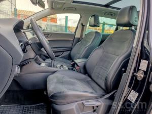 Melns SEAT Ateca 2021 Liepāja, ar dzinēja tilpumu 2.00 L un nobraukumu 225 tūkst. km par 14750 €, foto 16 vietnē AUTOMOTO.COM.LV