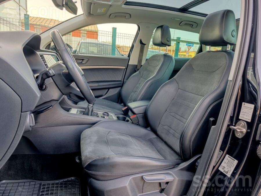 Melns SEAT Ateca 2021 Liepāja, ar dzinēja tilpumu 2.00 L un nobraukumu 225 tūkst. km par 14750 €, foto 16 vietnē AUTOMOTO.COM.LV