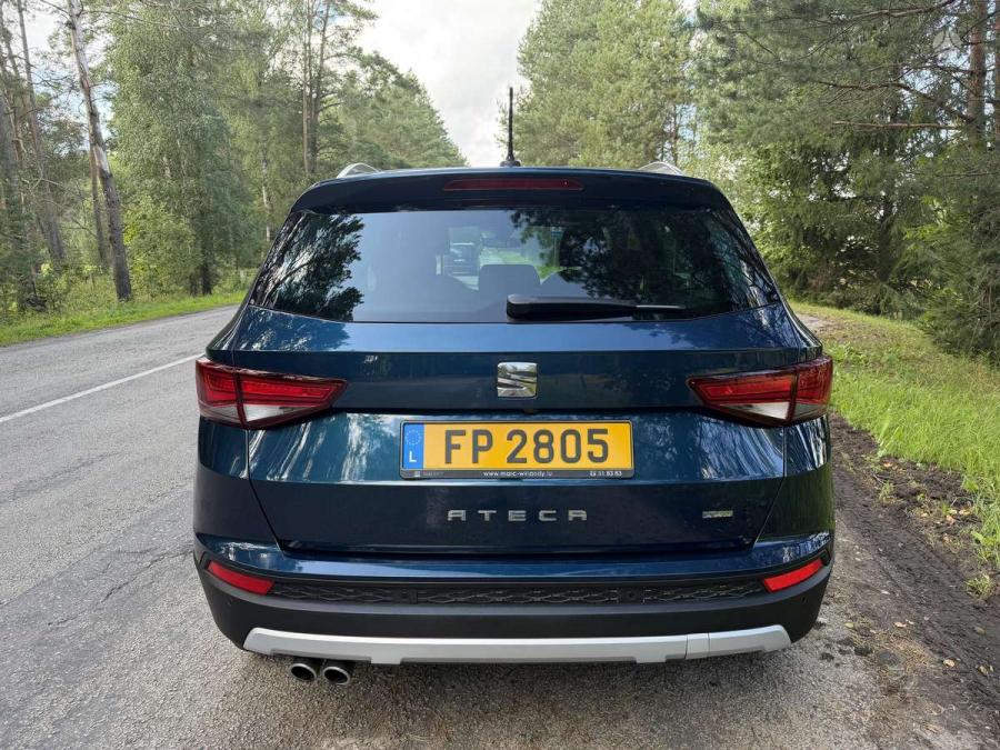 Blue SEAT Ateca 2017 in Taurage, with an engine capacity of 1.97 L and mileage of 243 thousand km for 13500 €, photo 5 on AUTOMOTO.COM.LV