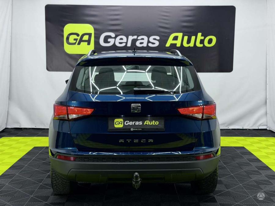 Blue SEAT Ateca 2018 in Vilnius, with an engine capacity of 1.00 L and mileage of 217 thousand km for 9550 €, photo 6 on AUTOMOTO.COM.LV
