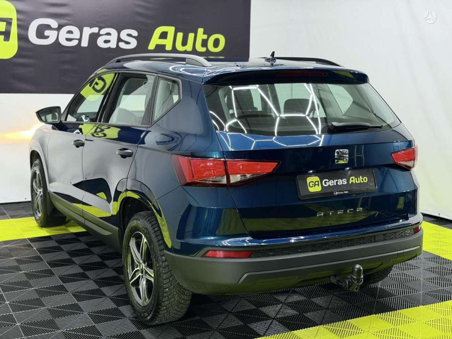 Blue SEAT Ateca 2018 in Vilnius, with an engine capacity of 1.00 L and mileage of 217 thousand km for 9500 €, photo 7 on AUTOMOTO.COM.LV