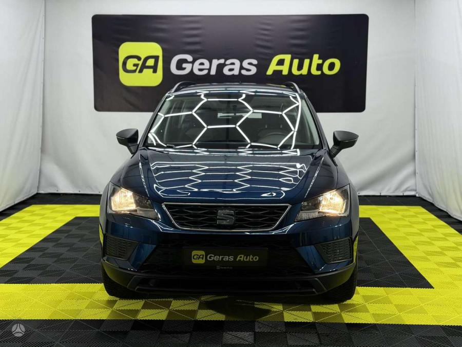 Blue SEAT Ateca 2018 in Vilnius, with an engine capacity of 1.00 L and mileage of 217 thousand km for 9500 €, photo 8 on AUTOMOTO.COM.LV