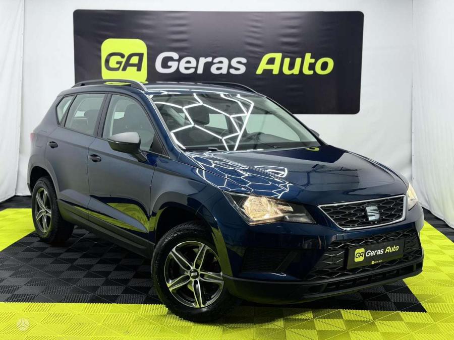 Blue SEAT Ateca 2018 in Vilnius, with an engine capacity of 1.00 L and mileage of 217 thousand km for 9500 €, photo 4 on AUTOMOTO.COM.LV