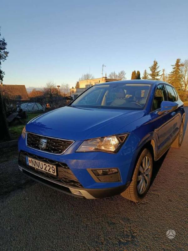Zils SEAT Ateca 2019 Panevēža, ar dzinēja tilpumu 1.60 L un nobraukumu 55 tūkst. km par 15500 €, foto 2 vietnē AUTOMOTO.COM.LV