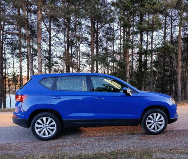 Zils SEAT Ateca 2019 Panevēža, ar dzinēja tilpumu 1.60 L un nobraukumu 55 tūkst. km par 15500 €, foto 4 vietnē AUTOMOTO.COM.LV