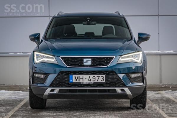Blue SEAT Ateca 2019 in Riga, with an engine capacity of 1.50 L and mileage of 0 thousand km for 14500 €, photo 2 on AUTOMOTO.COM.LV