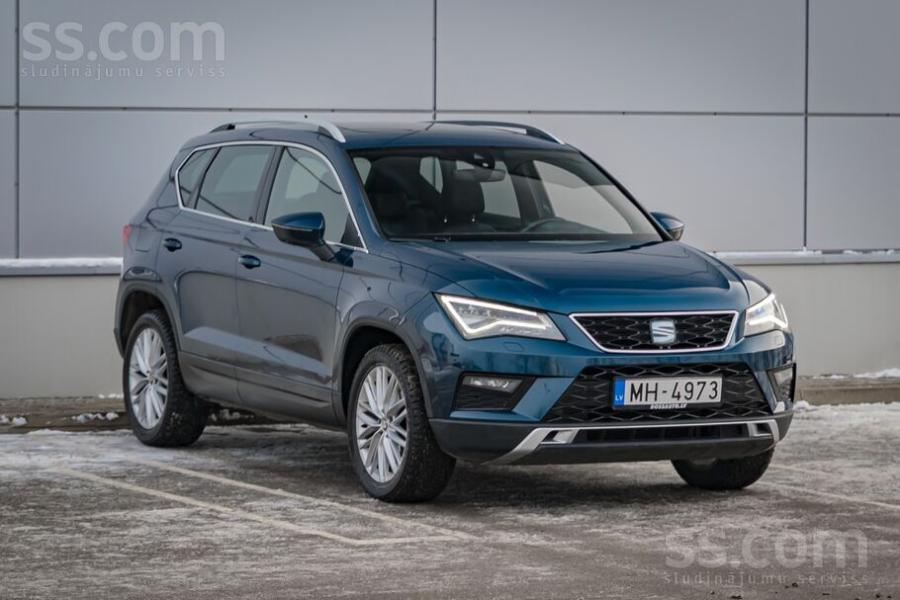 Blue SEAT Ateca 2019 in Riga, with an engine capacity of 1.50 L and mileage of 0 thousand km for 14500 €, photo 3 on AUTOMOTO.COM.LV