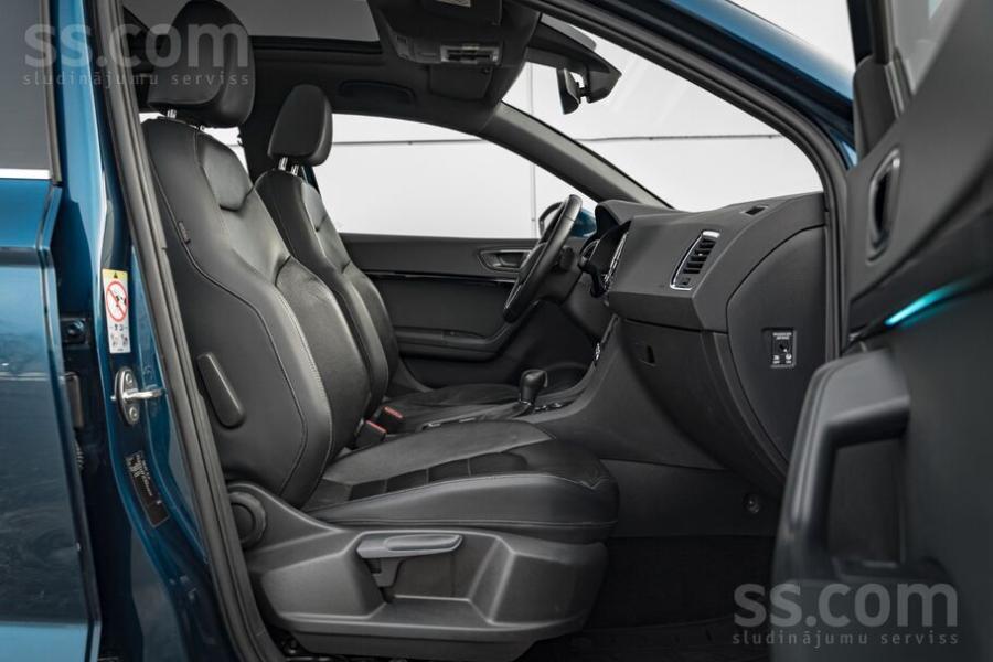 Blue SEAT Ateca 2019 in Riga, with an engine capacity of 1.50 L and mileage of 0 thousand km for 14500 €, photo 11 on AUTOMOTO.COM.LV
