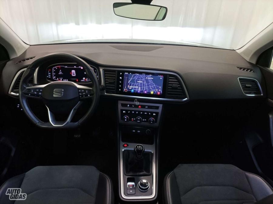 Blue SEAT Ateca 2021 in Kaunas, with an engine capacity of 2.00 L and mileage of 85 thousand km for 24285 €, photo 9 on AUTOMOTO.COM.LV