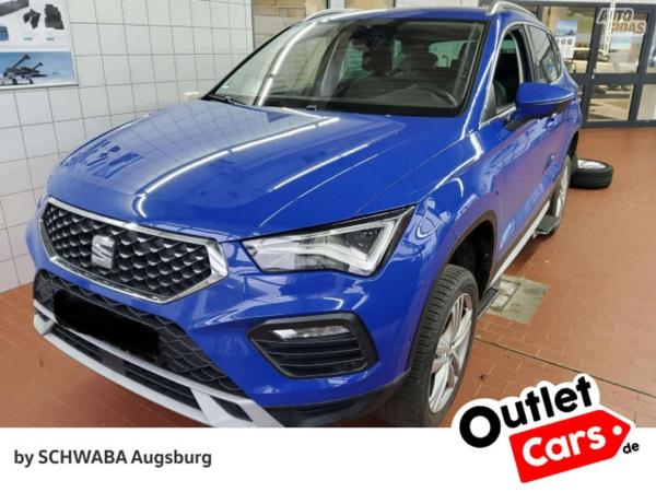 Blue SEAT Ateca 2021 in Kaunas, with an engine capacity of 1.50 L and mileage of 38 thousand km for 25563 €, photo 1 on AUTOMOTO.COM.LV