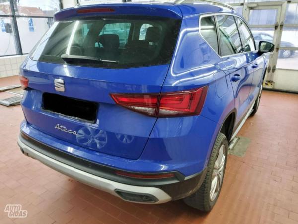 Blue SEAT Ateca 2021 in Kaunas, with an engine capacity of 1.50 L and mileage of 38 thousand km for 25563 €, photo 3 on AUTOMOTO.COM.LV