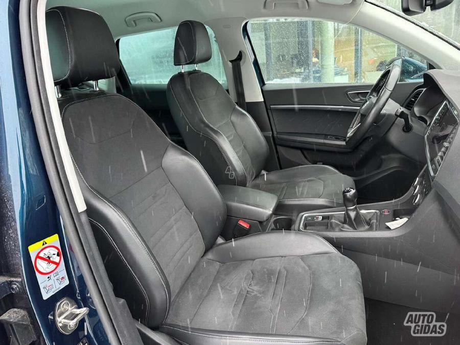Blue SEAT Ateca 2021 in Kaunas, with an engine capacity of 1.00 L and mileage of 192 thousand km for 12900 €, photo 13 on AUTOMOTO.COM.LV