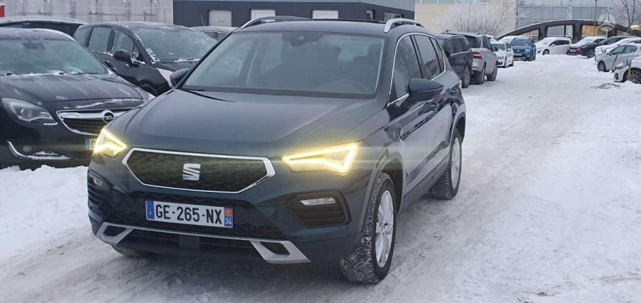 Blue SEAT Ateca 2022 in Taurage, with an engine capacity of 2.00 L and mileage of 173 thousand km for 16900 €, photo 13 on AUTOMOTO.COM.LV