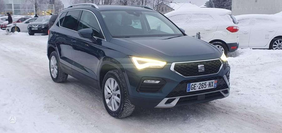Blue SEAT Ateca 2022 in Taurage, with an engine capacity of 2.00 L and mileage of 173 thousand km for 16900 €, photo 15 on AUTOMOTO.COM.LV