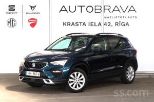 Синий Сеат Ateca 2022 в Рига, объемом двигателя 1.50 л и пробегом 70 тыс. км за 18990 €, фото  на AUTOMOTO.COM.LV