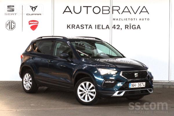 Zils SEAT Ateca 2022 Rīga, ar dzinēja tilpumu 1.50 L un nobraukumu 70 tūkst. km par 18990 €, foto 3 vietnē AUTOMOTO.COM.LV