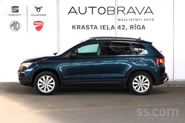 Zils SEAT Ateca 2022 Rīga, ar dzinēja tilpumu 1.50 L un nobraukumu 70 tūkst. km par 18990 €, foto 4 vietnē AUTOMOTO.COM.LV