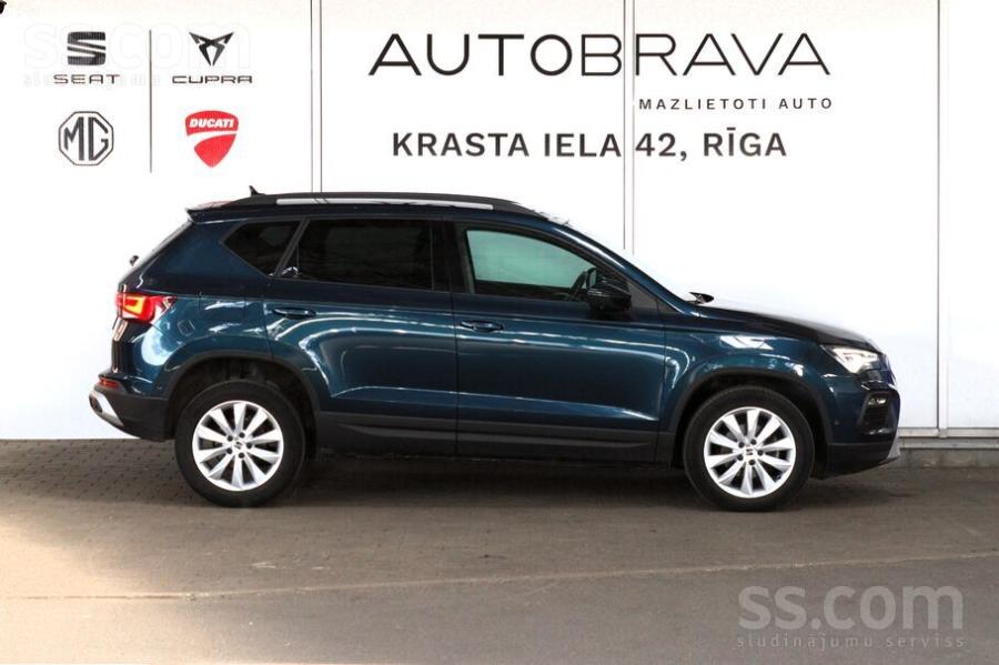 Синий Сеат Ateca 2022 в Рига, объемом двигателя 1.50 л и пробегом 70 тыс. км за 18990 €, фото 6 на AUTOMOTO.COM.LV