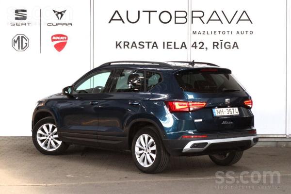 Zils SEAT Ateca 2022 Rīga, ar dzinēja tilpumu 1.50 L un nobraukumu 70 tūkst. km par 18990 €, foto 6 vietnē AUTOMOTO.COM.LV