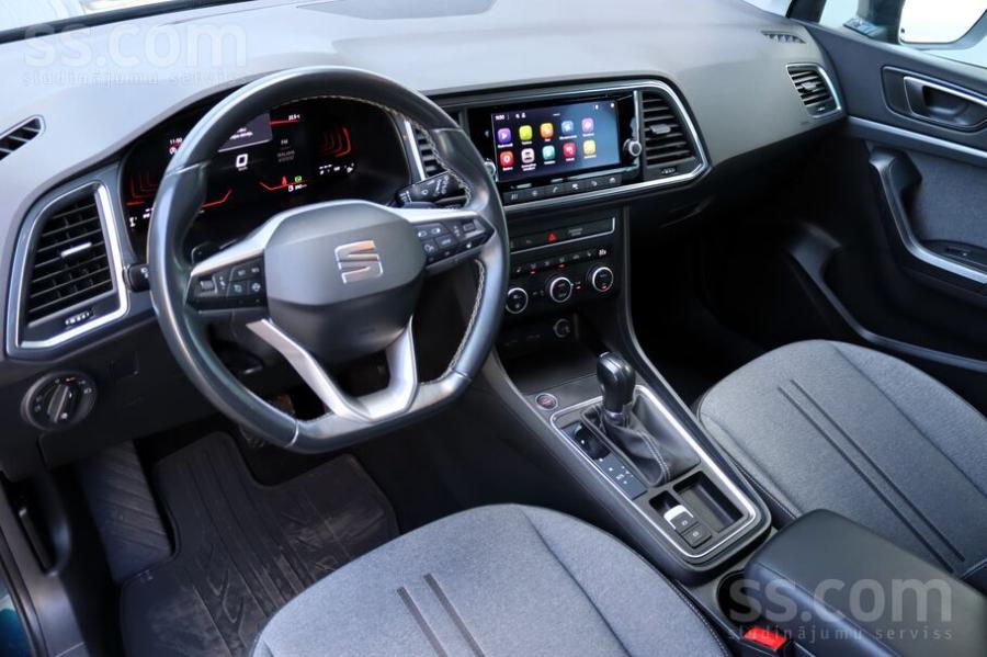 Синий Сеат Ateca 2022 в Рига, объемом двигателя 1.50 л и пробегом 70 тыс. км за 18990 €, фото 10 на AUTOMOTO.COM.LV