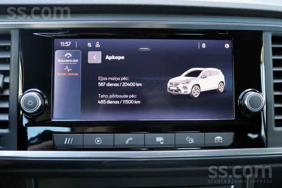 Синий Сеат Ateca 2022 в Рига, объемом двигателя 1.50 л и пробегом 70 тыс. км за 18990 €, фото 18 на AUTOMOTO.COM.LV