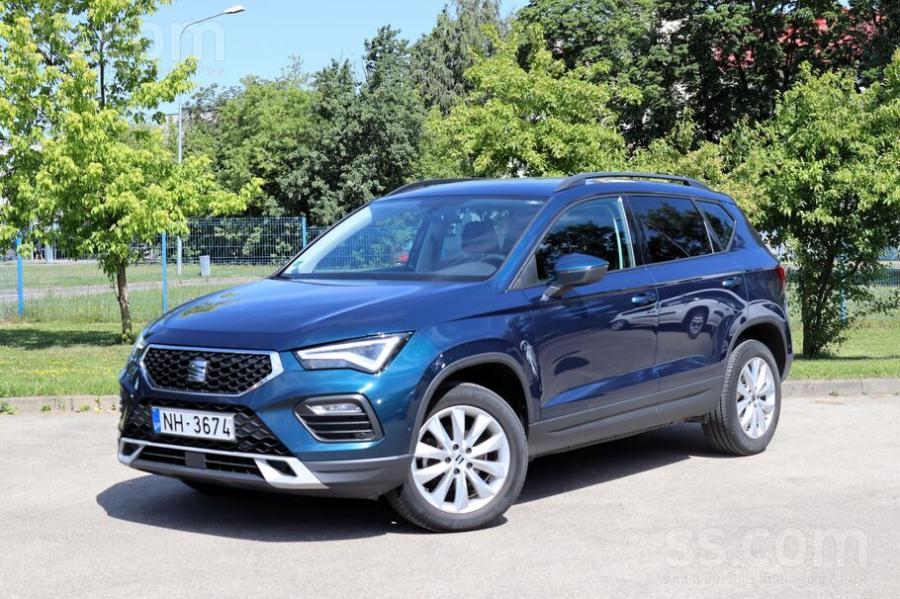Синий Сеат Ateca 2022 в Рига, объемом двигателя 1.50 л и пробегом 70 тыс. км за 18990 €, фото 29 на AUTOMOTO.COM.LV