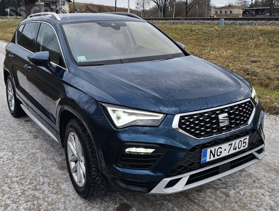 Blue SEAT Ateca 2022 in Jelgava, with an engine capacity of 1.50 L and mileage of 135 thousand km for 19000 €, photo 3 on AUTOMOTO.COM.LV