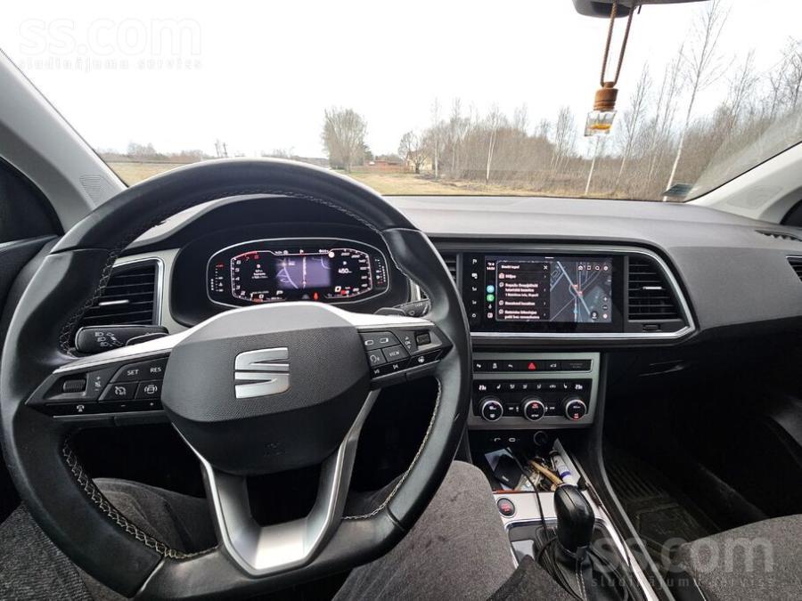 Blue SEAT Ateca 2022 in Jelgava, with an engine capacity of 1.50 L and mileage of 135 thousand km for 19000 €, photo 7 on AUTOMOTO.COM.LV