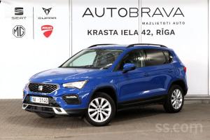 Blue SEAT Ateca 2022 in Riga, with an engine capacity of 1.50 L and mileage of 37 thousand km for 20990 €, photo  on AUTOMOTO.COM.LV