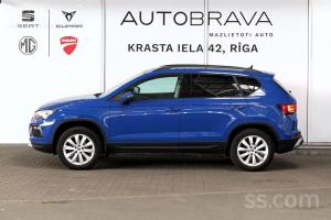 Blue SEAT Ateca 2022 in Riga, with an engine capacity of 1.50 L and mileage of 37 thousand km for 20990 €, photo 5 on AUTOMOTO.COM.LV