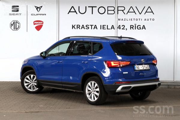 Синий Сеат Ateca 2022 в Рига, объемом двигателя 1.50 л и пробегом 37 тыс. км за 20990 €, фото 6 на AUTOMOTO.COM.LV