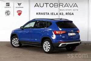 Blue SEAT Ateca 2022 in Riga, with an engine capacity of 1.50 L and mileage of 37 thousand km for 20990 €, photo 7 on AUTOMOTO.COM.LV
