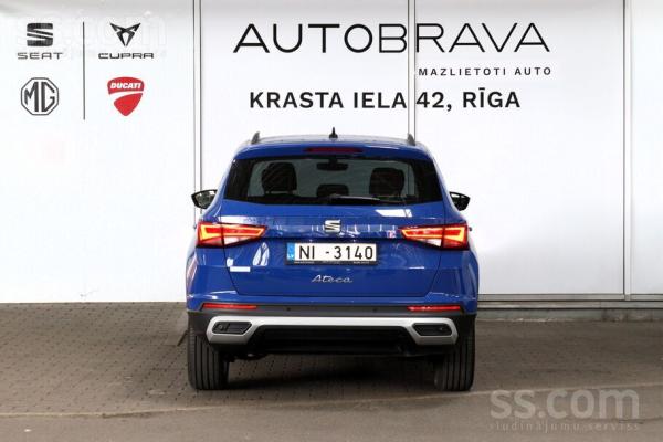 Синий Сеат Ateca 2022 в Рига, объемом двигателя 1.50 л и пробегом 37 тыс. км за 20990 €, фото 7 на AUTOMOTO.COM.LV