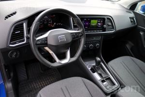 Blue SEAT Ateca 2022 in Riga, with an engine capacity of 1.50 L and mileage of 37 thousand km for 20990 €, photo 10 on AUTOMOTO.COM.LV