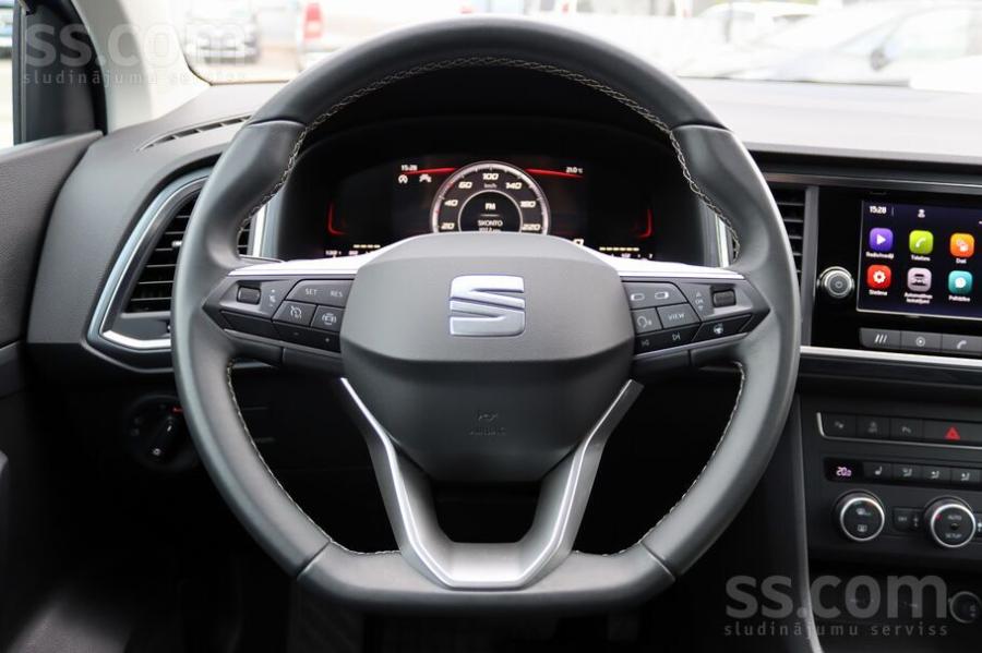 Blue SEAT Ateca 2022 in Riga, with an engine capacity of 1.50 L and mileage of 37 thousand km for 20990 €, photo 12 on AUTOMOTO.COM.LV