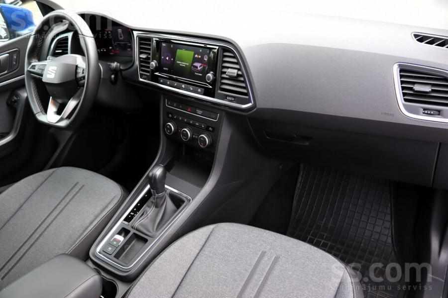 Blue SEAT Ateca 2022 in Riga, with an engine capacity of 1.50 L and mileage of 37 thousand km for 20990 €, photo 24 on AUTOMOTO.COM.LV