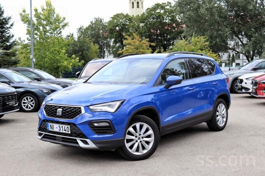 Blue SEAT Ateca 2022 in Riga, with an engine capacity of 1.50 L and mileage of 37 thousand km for 20990 €, photo 29 on AUTOMOTO.COM.LV