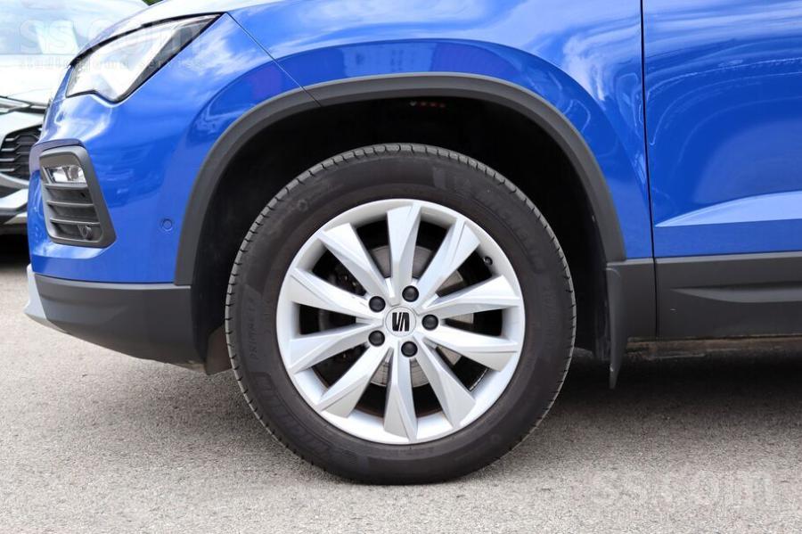 Blue SEAT Ateca 2022 in Riga, with an engine capacity of 1.50 L and mileage of 37 thousand km for 20990 €, photo 31 on AUTOMOTO.COM.LV