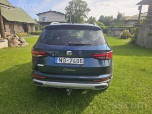 Blue SEAT Ateca 2022 in Jelgava, with an engine capacity of 1.50 L and mileage of 135 thousand km for 19500 €, photo 6 on AUTOMOTO.COM.LV