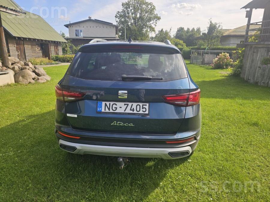 Blue SEAT Ateca 2022 in Jelgava, with an engine capacity of 1.50 L and mileage of 135 thousand km for 19500 €, photo 6 on AUTOMOTO.COM.LV
