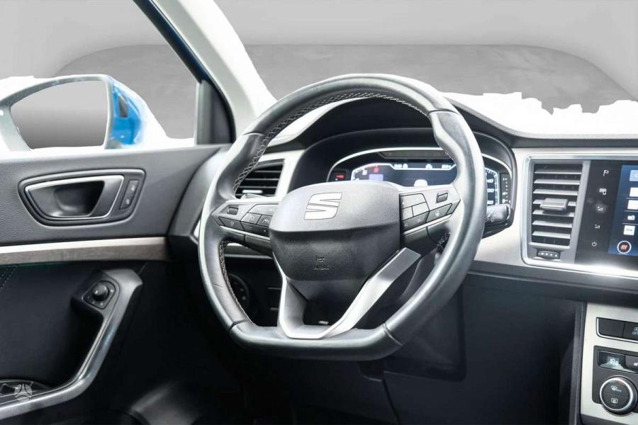 Blue SEAT Ateca 2022 in Kaunas, with an engine capacity of 2.00 L and mileage of 172 thousand km for 15990 €, photo 7 on AUTOMOTO.COM.LV