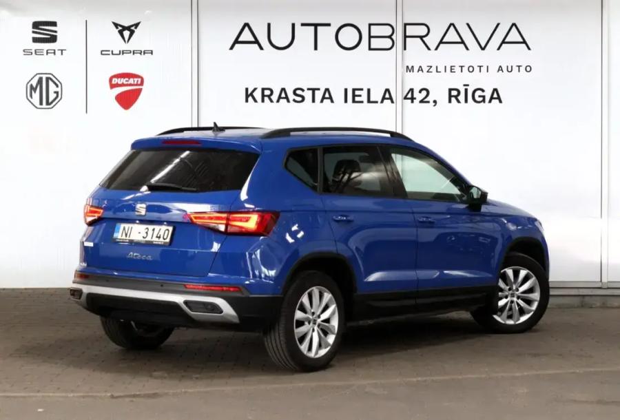 Zils SEAT Ateca 2022 Rīga, ar dzinēja tilpumu 1.50 L un nobraukumu 37 tūkst. km par 20990 €, foto 3 vietnē AUTOMOTO.COM.LV