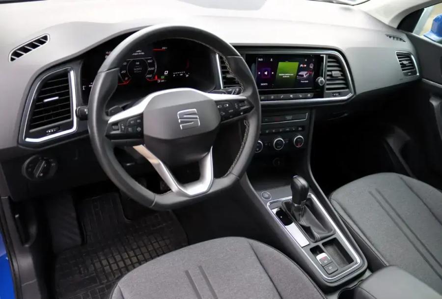 Zils SEAT Ateca 2022 Rīga, ar dzinēja tilpumu 1.50 L un nobraukumu 37 tūkst. km par 20990 €, foto 5 vietnē AUTOMOTO.COM.LV