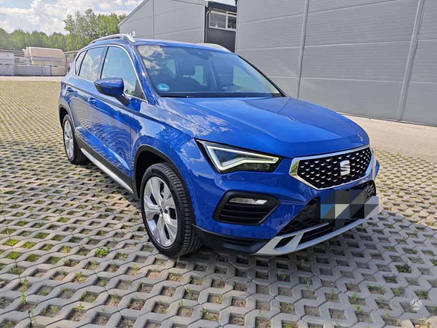 Blue SEAT Ateca 2023 in Kaunas, with an engine capacity of 1.97 L and mileage of 150 thousand km for 18822 €, photo 1 on AUTOMOTO.COM.LV