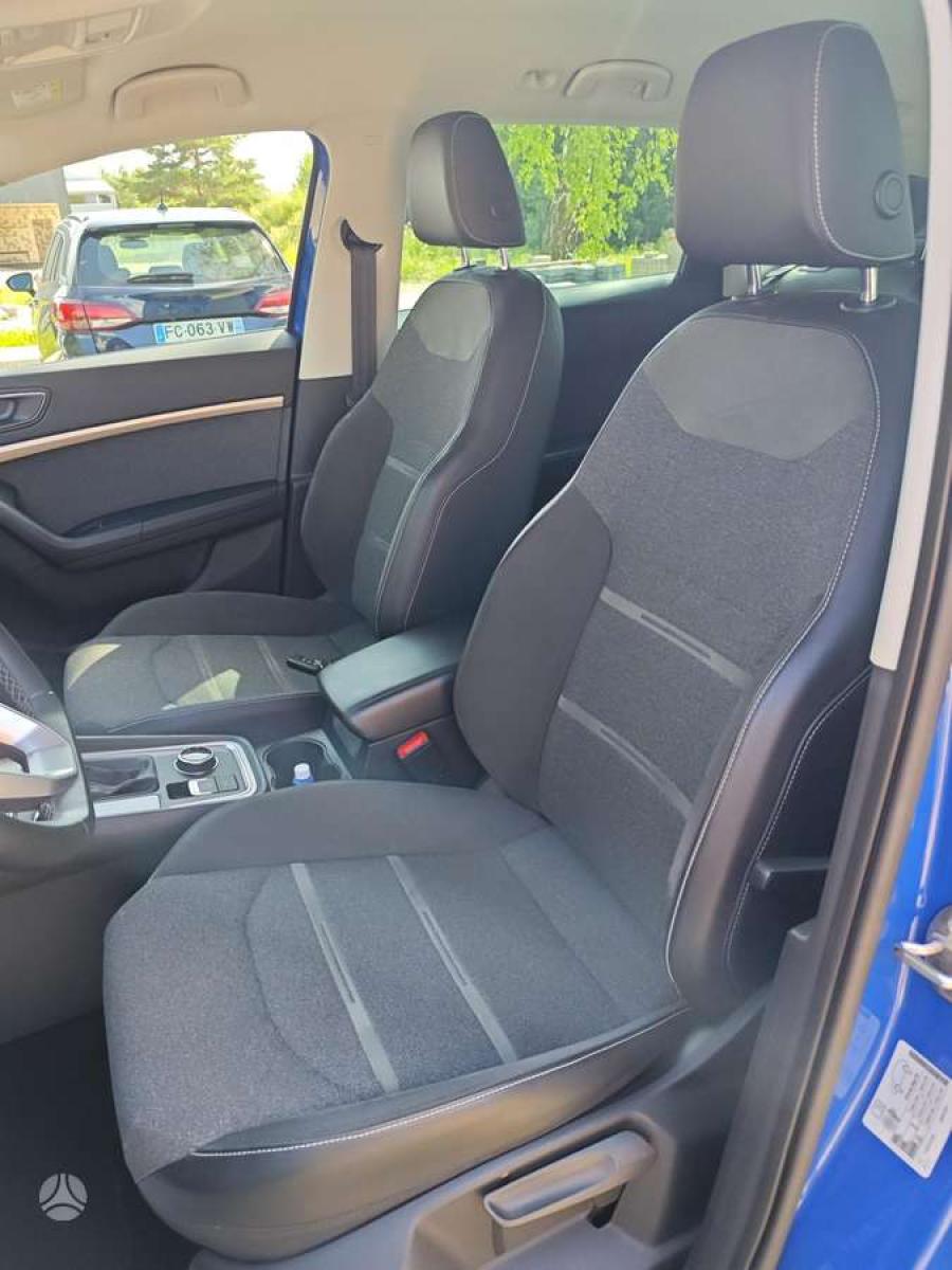 Blue SEAT Ateca 2023 in Kaunas, with an engine capacity of 1.97 L and mileage of 150 thousand km for 18822 €, photo 21 on AUTOMOTO.COM.LV