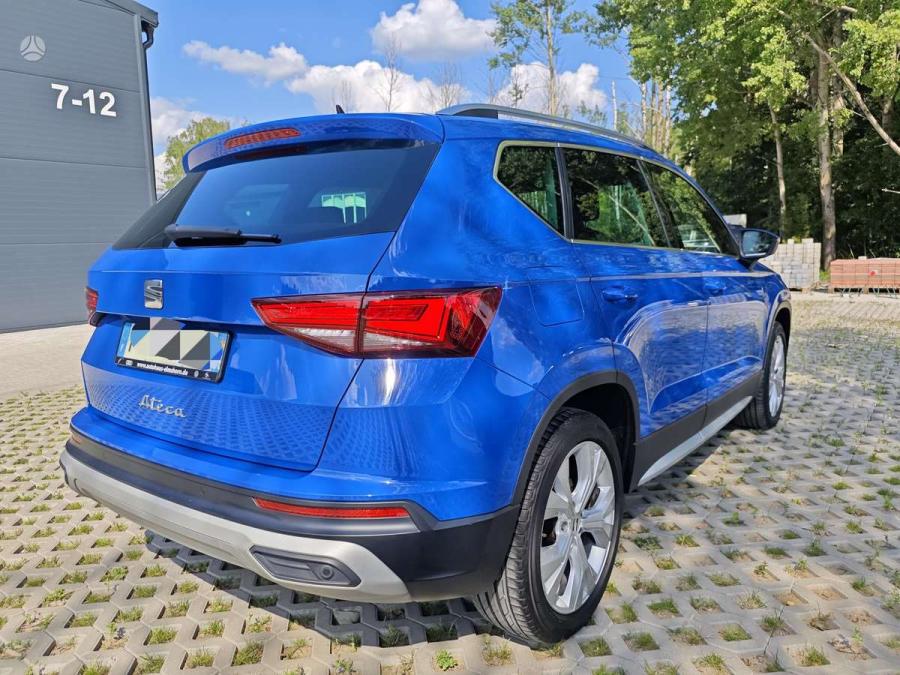 Blue SEAT Ateca 2023 in Kaunas, with an engine capacity of 1.97 L and mileage of 150 thousand km for 18822 €, photo 26 on AUTOMOTO.COM.LV