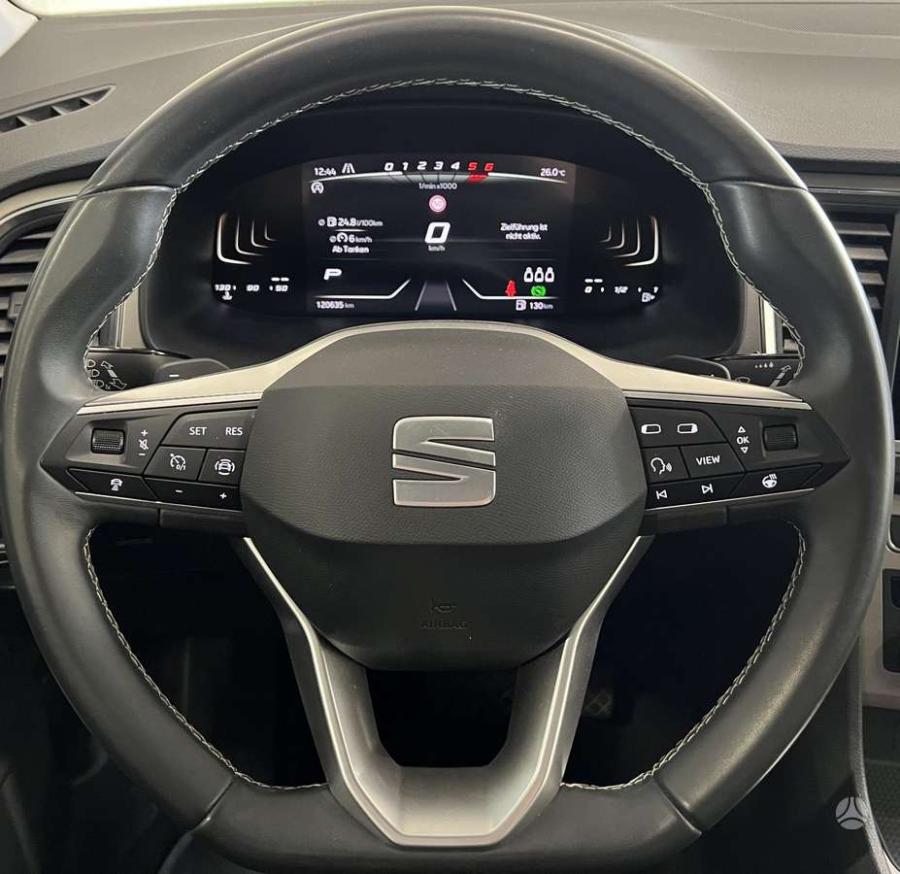 Синий Сеат Ateca 2023 в Каунас, объемом двигателя 1.97 л и пробегом 121 тыс. км за 20800 €, фото 10 на AUTOMOTO.COM.LV